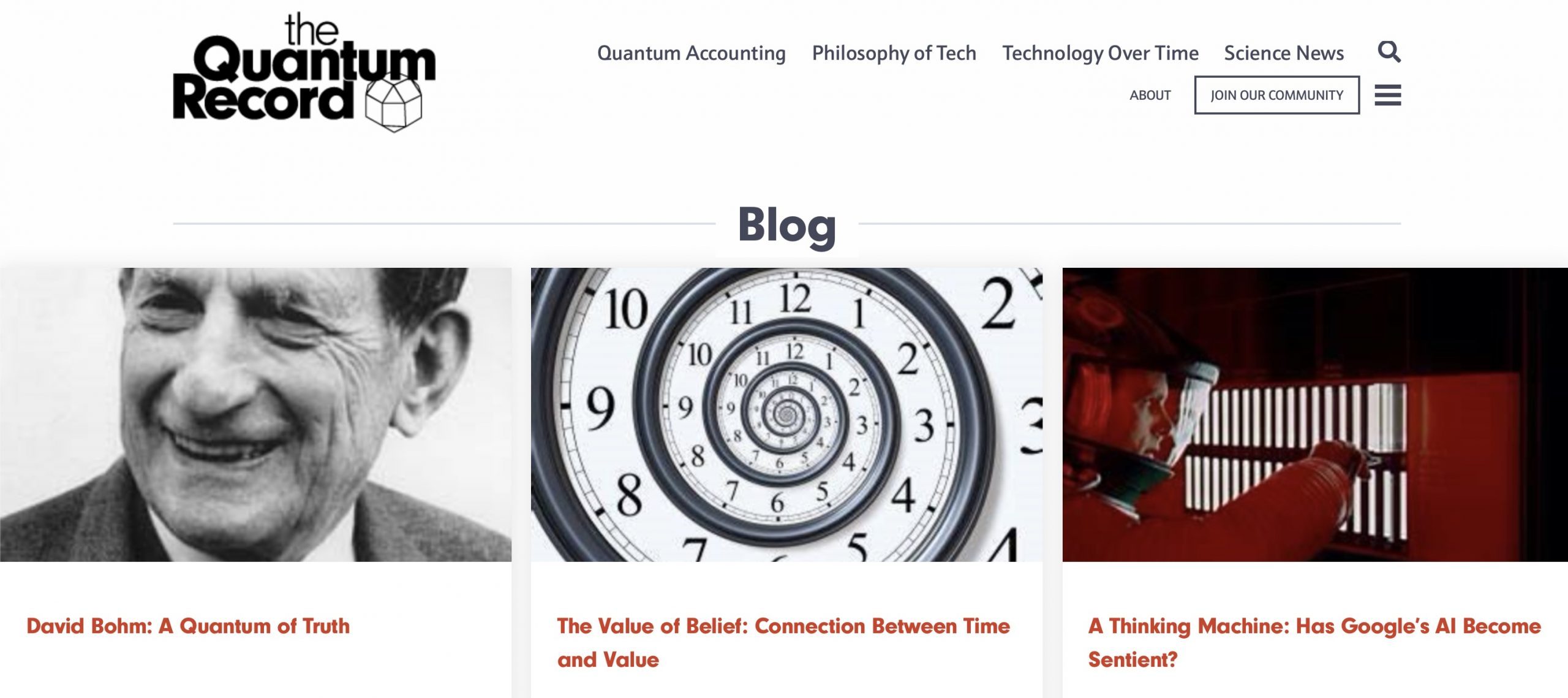 Editorial Perspectives - The Quantum Record Editorial Perspectives - The Quantum Record